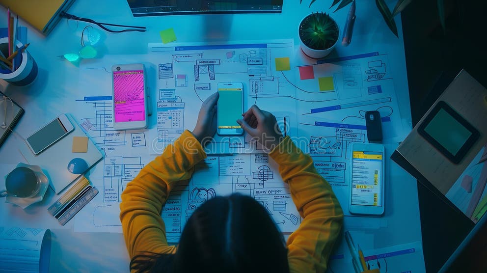 Generative AI Website Designer Creative Planning Phone App Development ...