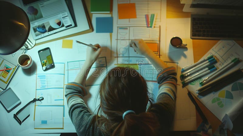 Generative AI Website Designer Creative Planning Phone App Development ...