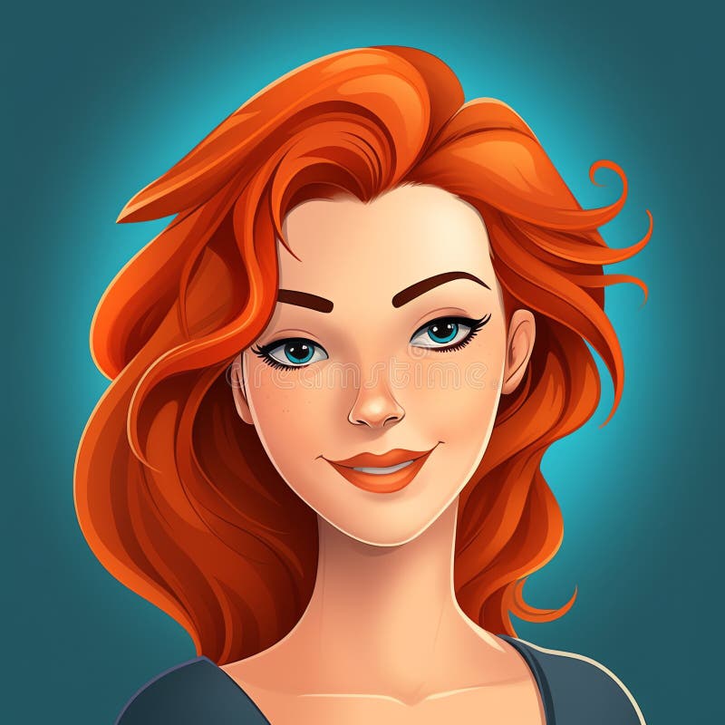 Generative AI Woman Portrait- Stock Illustration - Illustration of ...