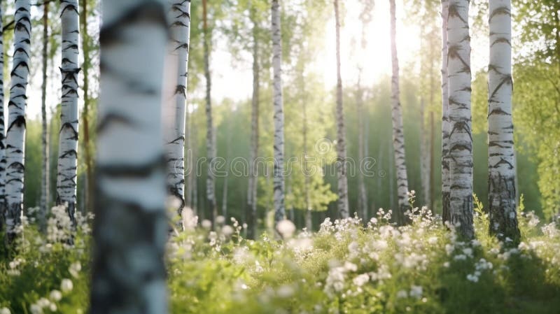 Young_slim_thin_birch_trees_in_the_spring_1690446426981_5 Stock ...