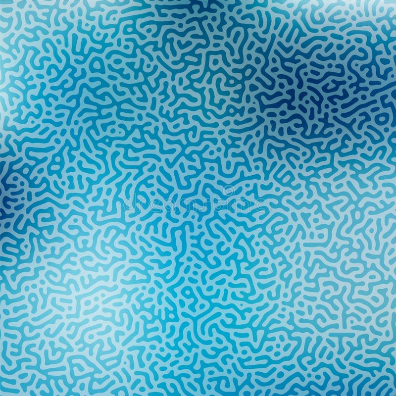 Generative Algorithm Psychedelic Background Stock Vector