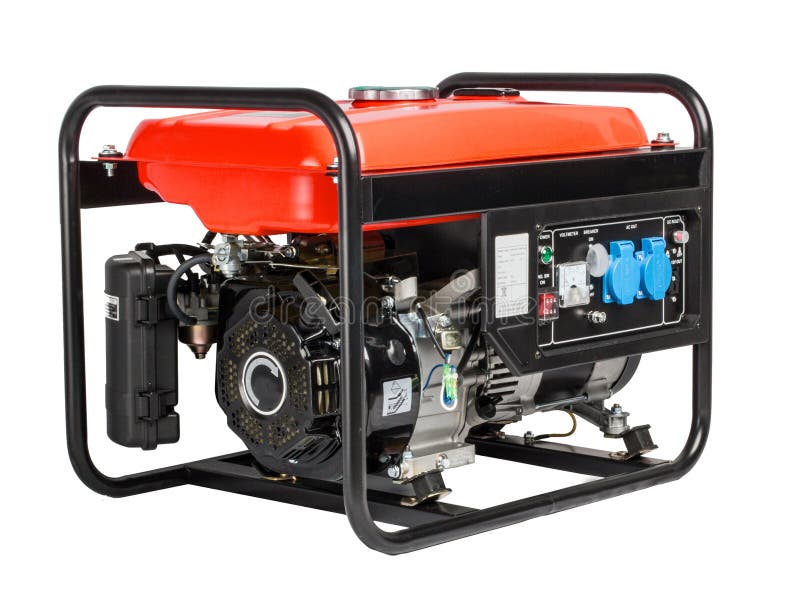 Generator AC - Motor Portable Stock Image - Image of emergency ...