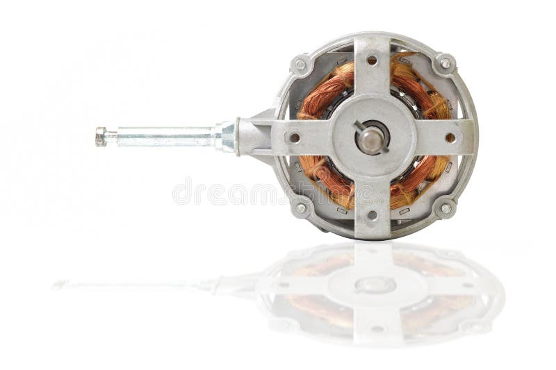 Generator in Fan Isolate on White Background Stock Photo - Image of ...