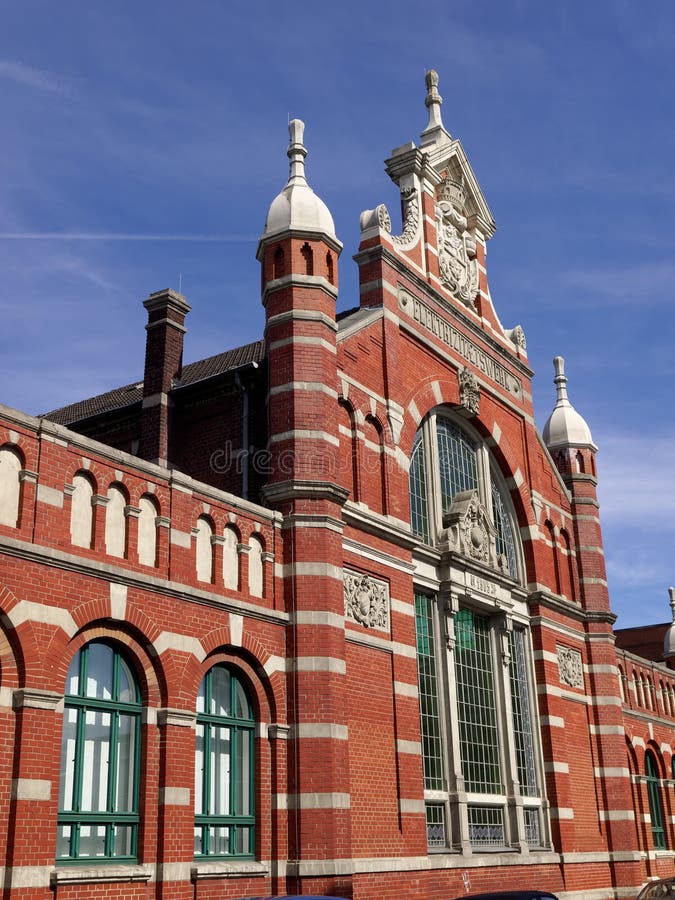 Generator Hall in Viersen, an Old Brick Building Stock Image - Image of ...