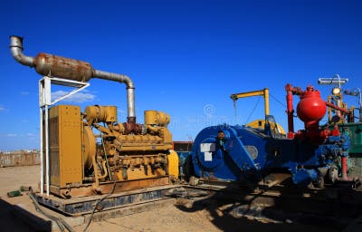 Generator and pump stock photo. Image of drilling, industrial - 14726110