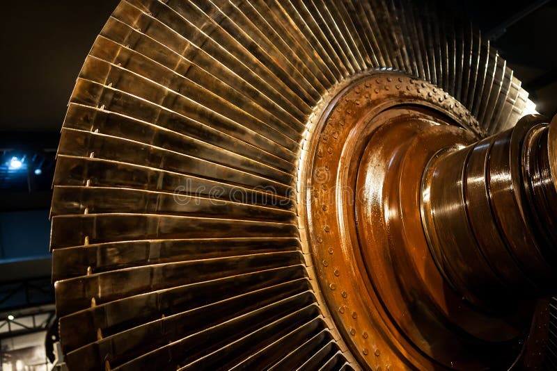 Generator rotor details stock image. Image of electric - 27087233