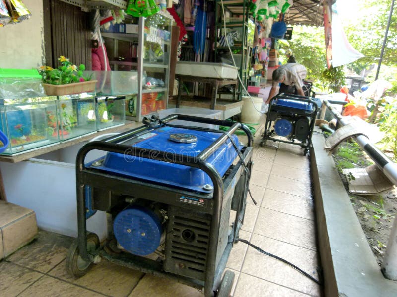 Generator sets editorial image. Image of market, generator - 66892315