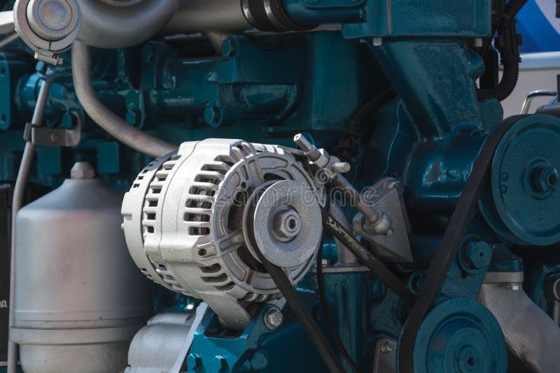 Generator on tractor stock photo. Image of tractor, motor - 249471780