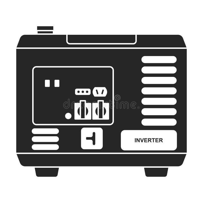 Generator Vector Icon.Realistic Vector Icon Isolated on White ...