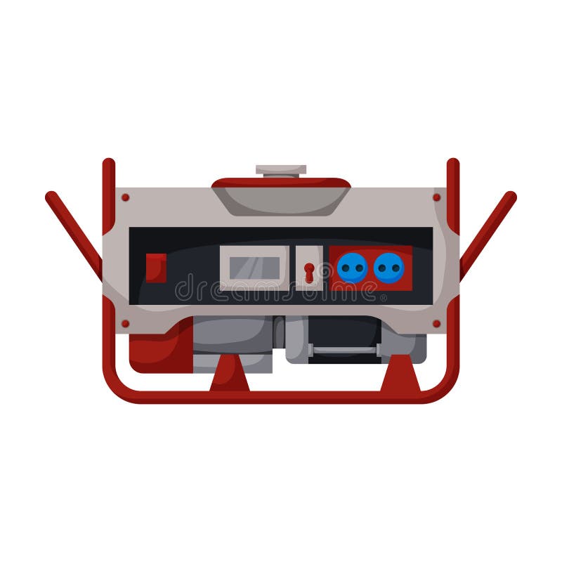 Generator Vector Icon.Cartoon Vector Icon Isolated on White Background ...