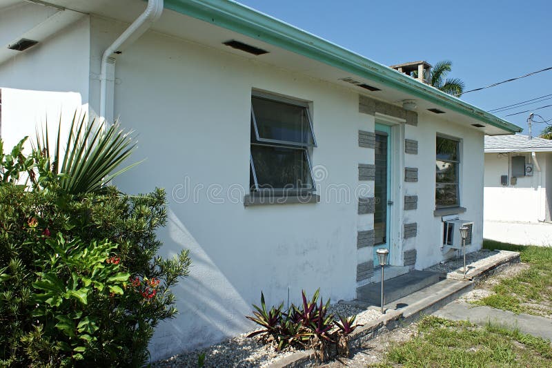 Generic 1950s florida home stock photo. Image of home - 9884880