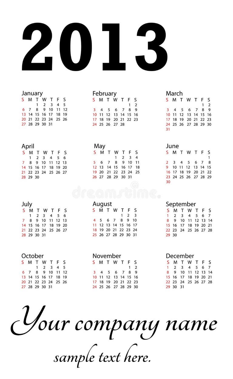 Generic Calendar Stock Illustrations – 429 Generic Calendar Stock ...