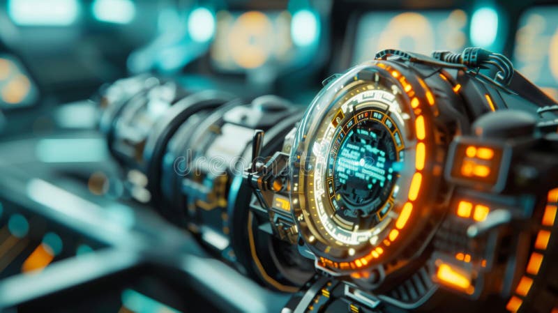 Generic Advanced Technology Device. Futuristic Technology Concept Stock ...