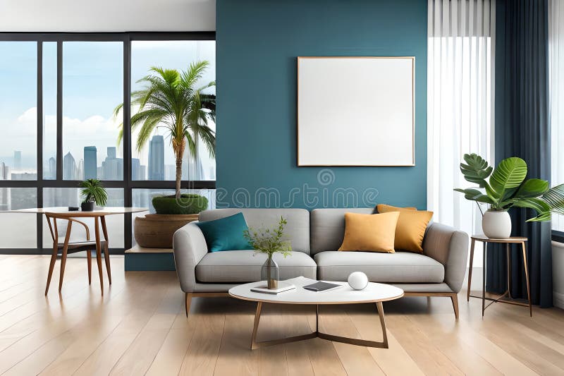 Generic Air Purifier or Ac Controller Unit Mockup with Modern Bright ...