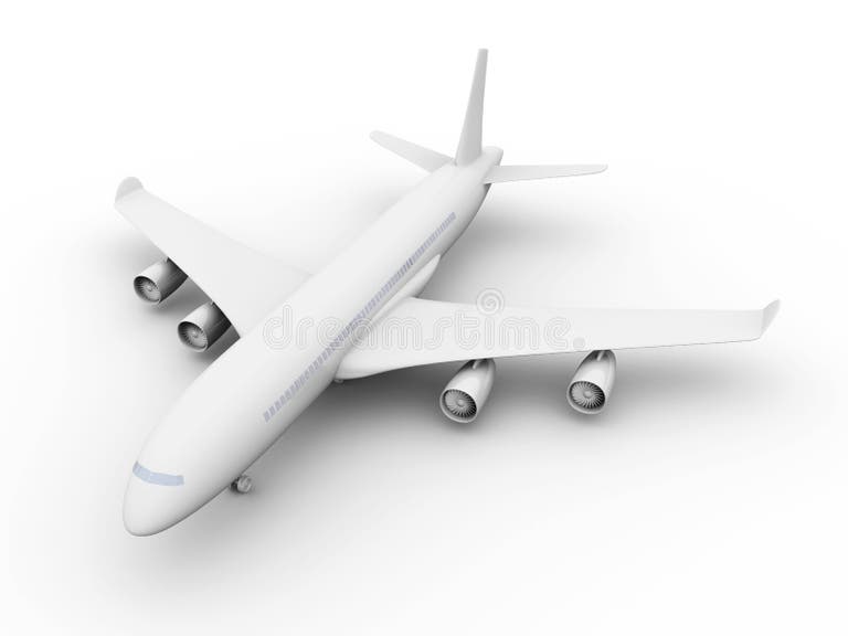 Generic Airplane stock illustration. Illustration of digital - 14563530
