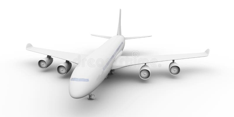 Generic Airplane stock illustration. Illustration of digital - 14563530