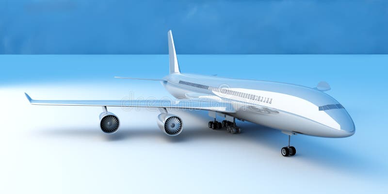 Generic Airplane stock illustration. Illustration of digital - 14563530