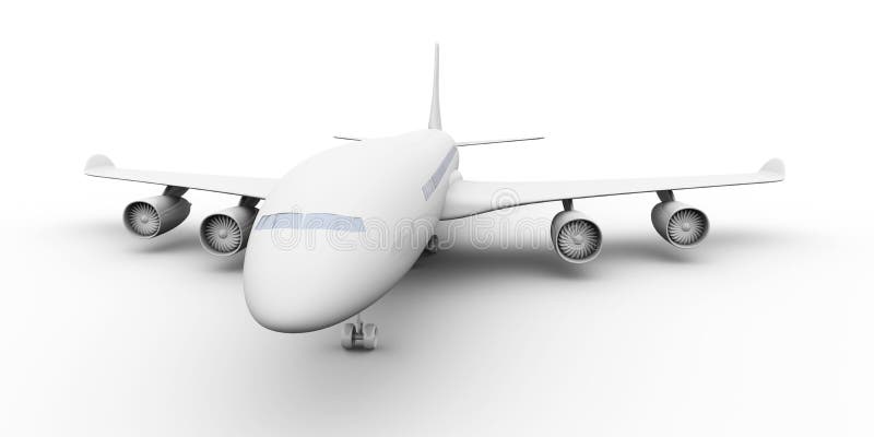 Generic Airplane stock illustration. Illustration of digital - 14563530
