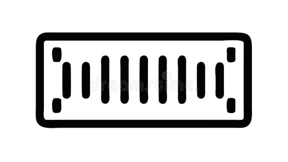 Generic Barcode Scan Lines Icon for Product Retail Price, Vector Design ...