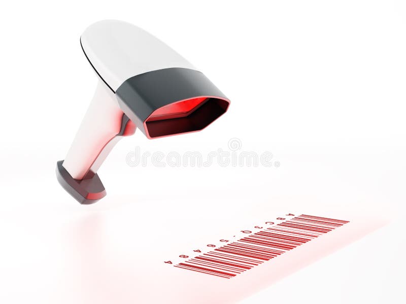 Barcode Scanner stock illustration. Illustration of code - 1369045