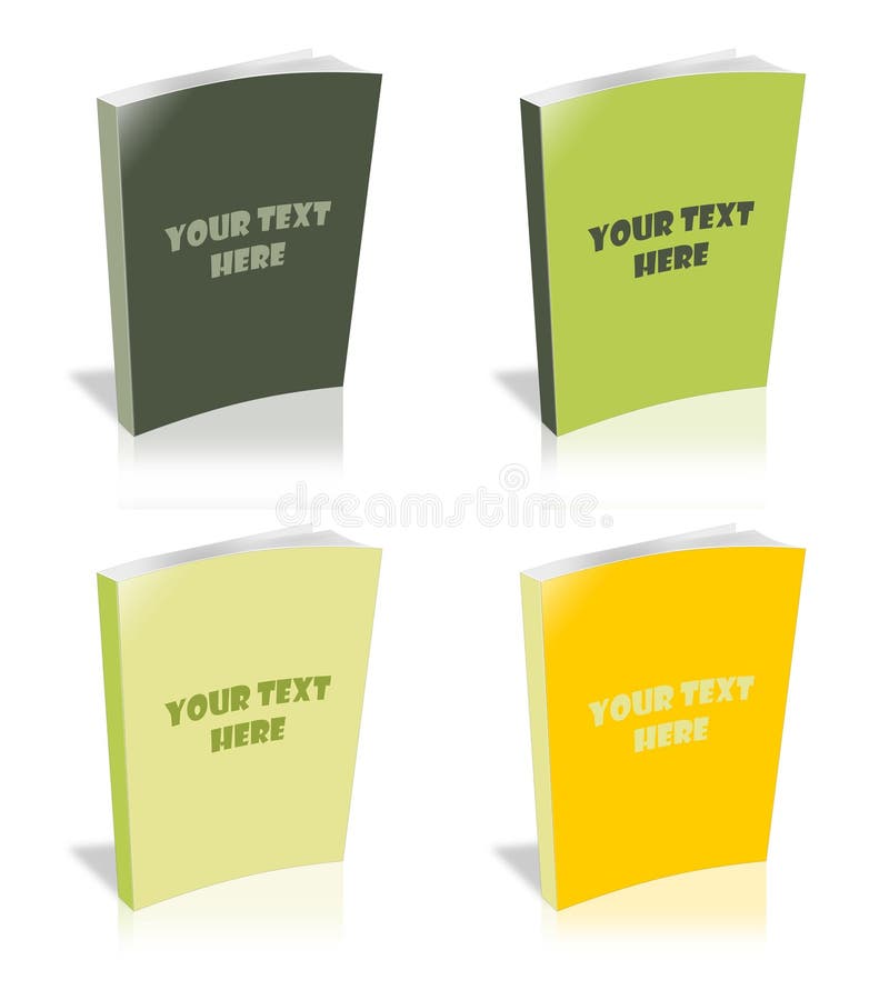 Book with generic design stock illustration. Illustration of shade ...