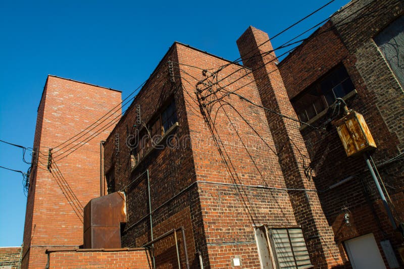 Generic Brick Architecture Industrial Elevation Stock Photo - Image of ...