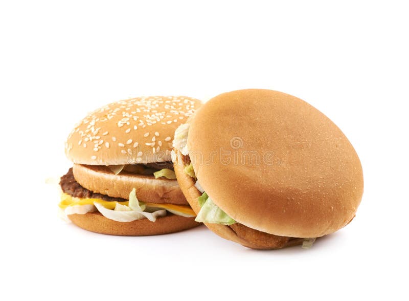 Generic Burger Composition Isolated Stock Photo - Image of cuisine ...