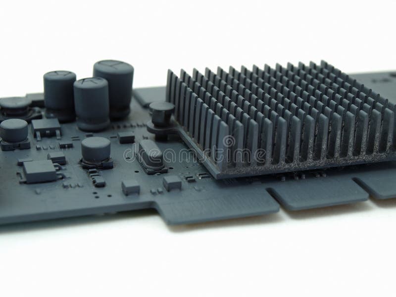 Computer Video Graphics Card Stock Image - Image of generic, white: 7606143