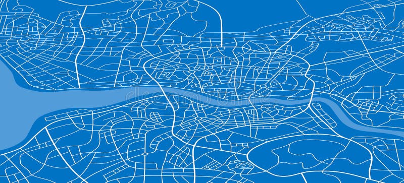 A Generic City Map Illustration Stock Illustration - Illustration of ...