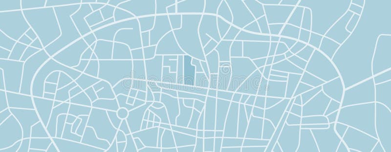 A Generic City Map Illustration Stock Illustration - Illustration of ...