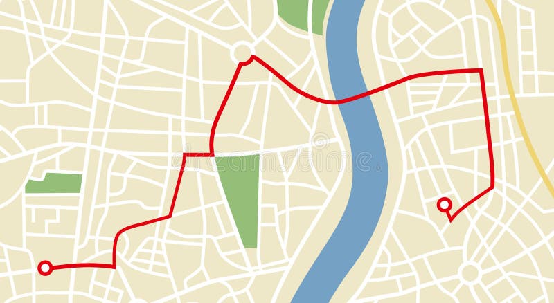 Generic GPS Navigation Device Stock Vector - Illustration of drive ...