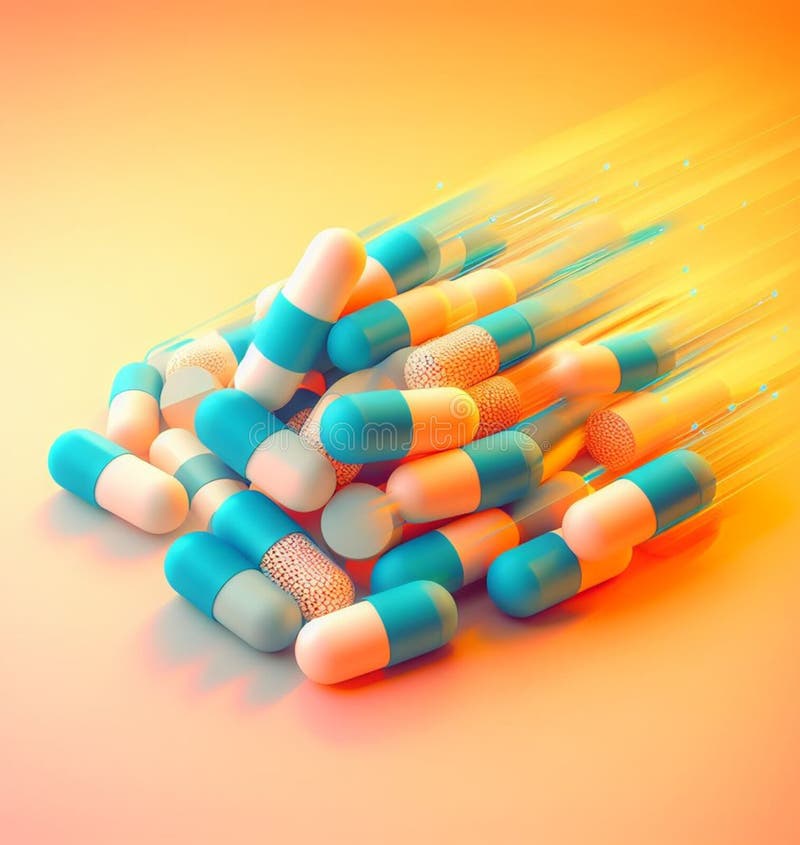 Generic Colourful Capsules Pills Medicines Prescriptions and ...