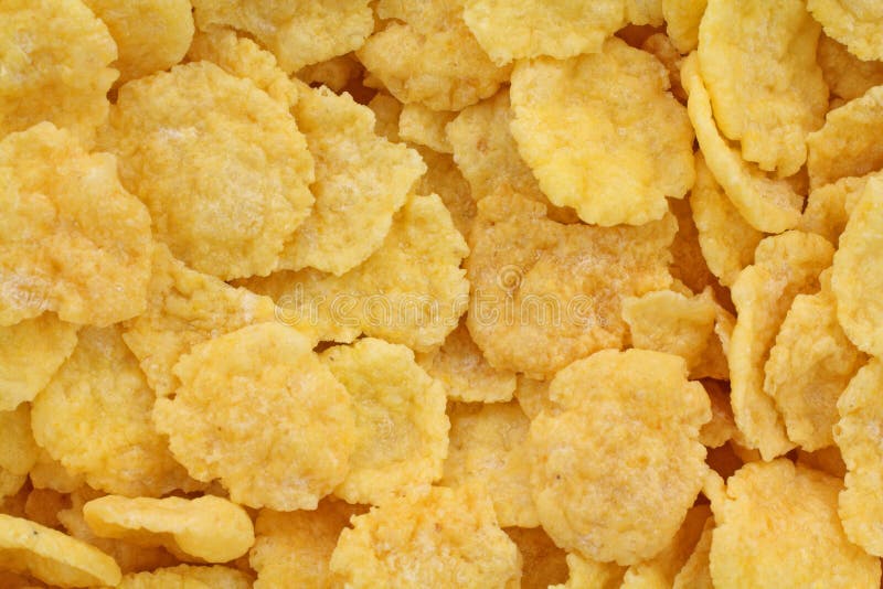 Generic Corn Flakes Close View Stock Photo - Image of malt, breakfast ...