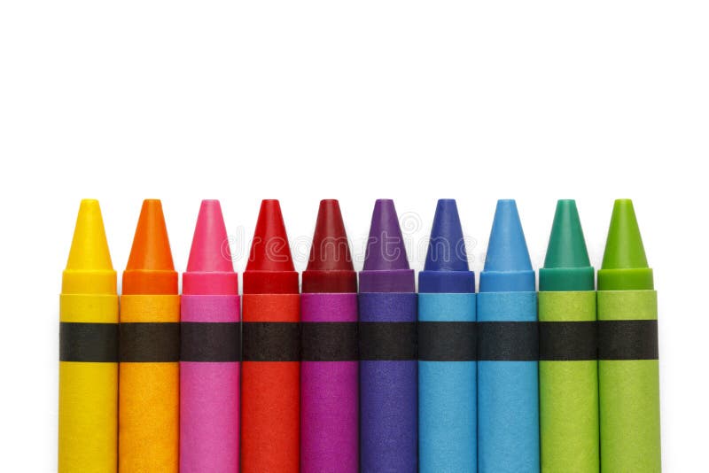 Crayons stock image. Image of clipping, creativity, path - 15439883