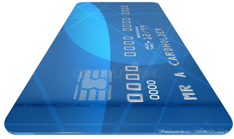 Generic Credit Card stock illustration. Illustration of global - 46184575