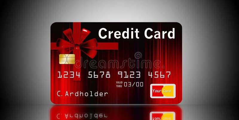 This is a Generic Credit Card Illustration. Stock Illustration ...