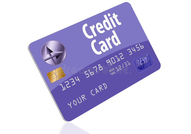 This is a Generic Credit Card Illustration. Stock Illustration ...
