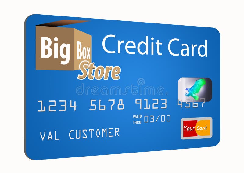 This is a Generic Credit Card Illustration. Stock Illustration ...