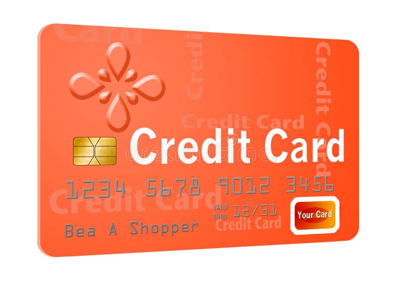 This is a Generic Credit Card Illustration. Stock Illustration ...