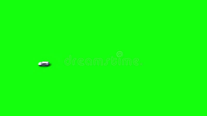 Generic 3d Car Crash Test. Car Destruction. Green Screen Isolate. Stock ...