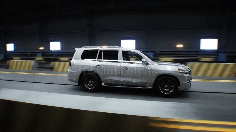 Generic 3d Car Crash Test. Car Destruction.3d Rendering. Stock ...