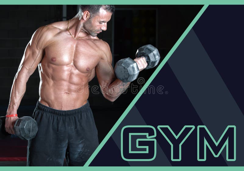 Generic Design Template Inviting To GYM Stock Image - Image of ...