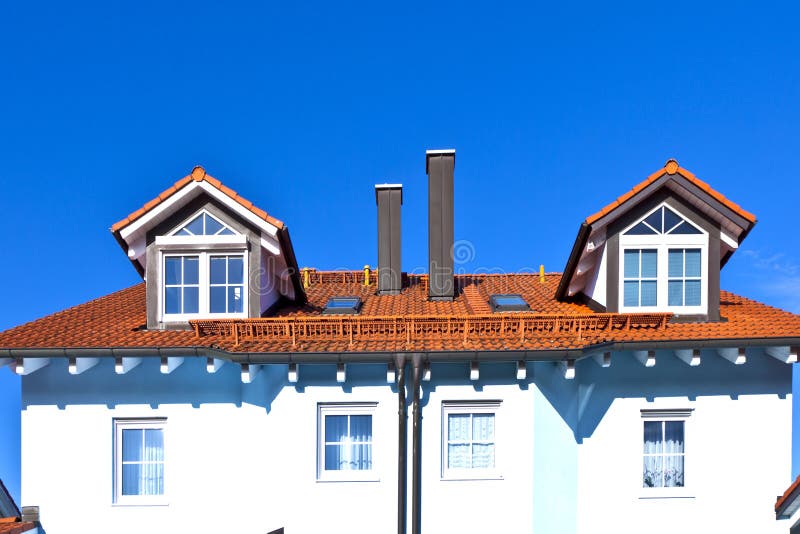 Generic Family Home in Suburban Area Stock Photo - Image of exterior ...