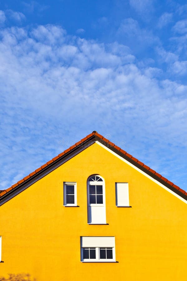 Generic Family Home in Suburban Area Stock Photo - Image of exterior ...