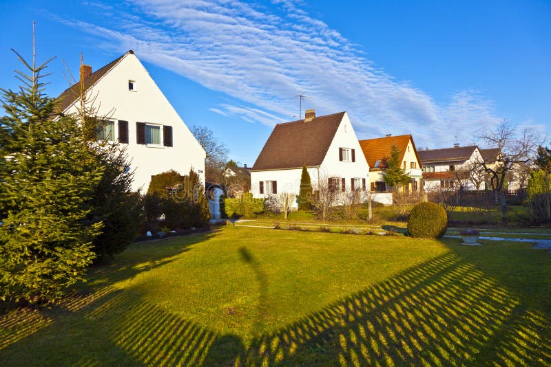 Generic Family Home in Suburban Area Stock Photo - Image of mortgage ...