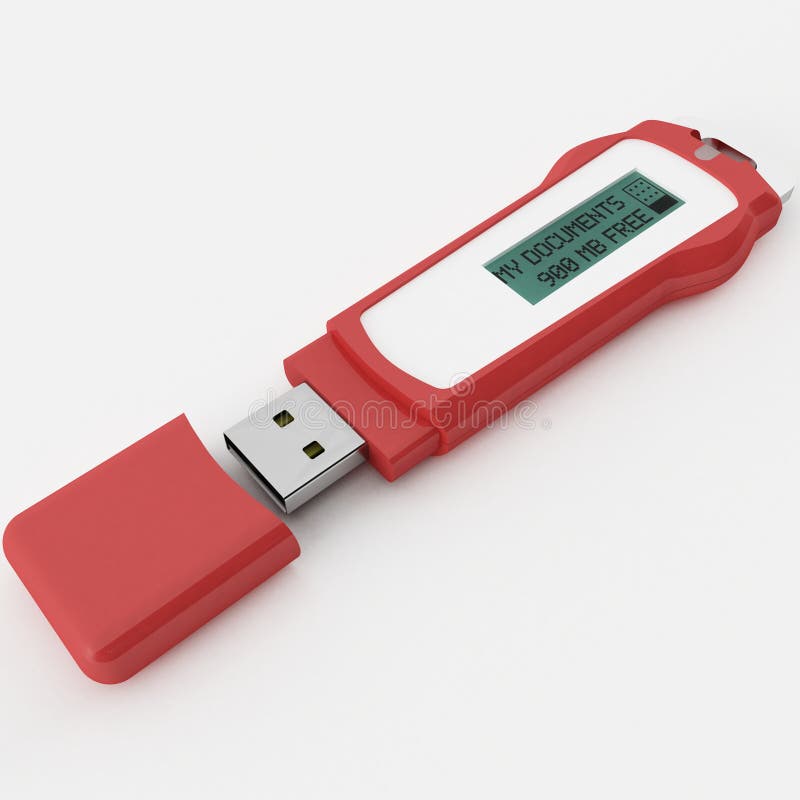 Generic Flash Drive stock illustration. Illustration of flash - 13111817
