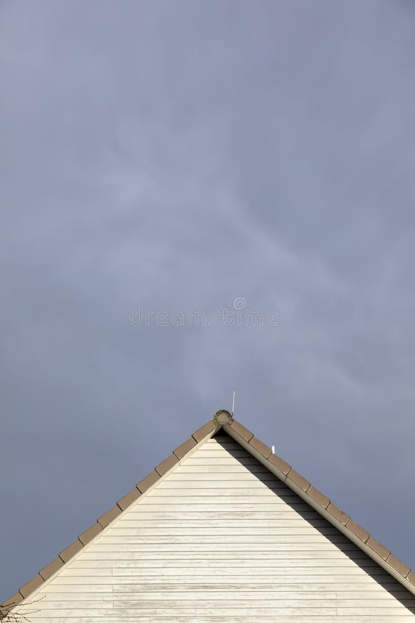 Gable Roof of Traditional German Stock Image - Image of travel ...