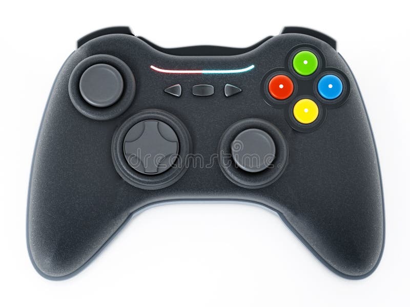 LED Controller Isolated on White Background Stock Illustration ...