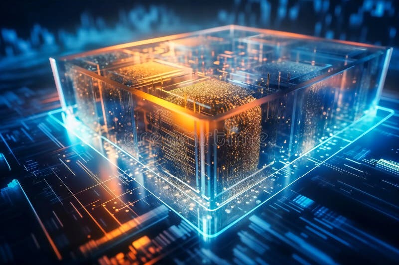 Generic Information Technology or Artificial Intelligence Concept ...