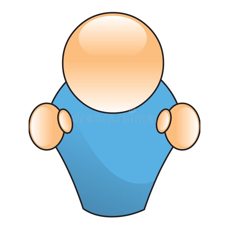 Generic man stock illustration. Illustration of glossy - 22372585